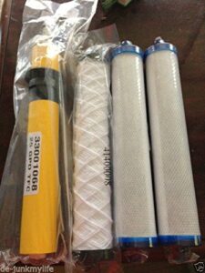 original hydrotech ro reverse osmosis filters cartridges 25 gpd membranes set