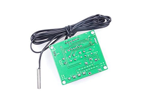 NOYITO Digital Temperature Controller Module -58℉ to +257 ℉ Temperature Control Switch NTC Waterproof Sensor Probe - Red LED Display Suitable for Kinds of Temperature Control System (5V)