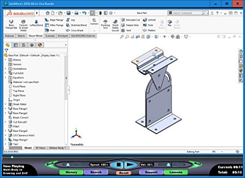 SOLIDWORKS 2018: Sheet Metal Design – Video Training Course