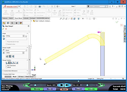 SOLIDWORKS 2018: Sheet Metal Design – Video Training Course