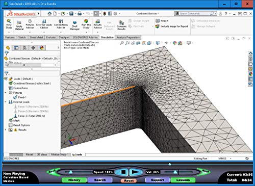 SOLIDWORKS 2018: FEA Made Simple – Video Training Course