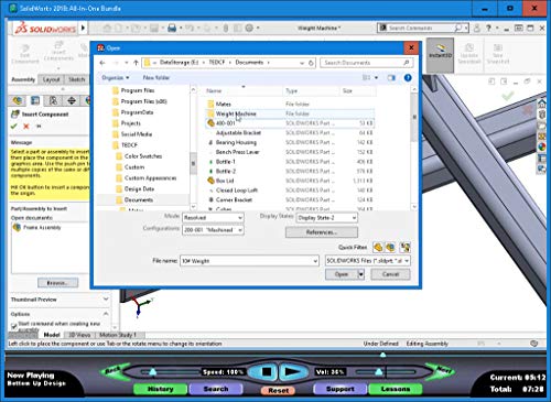 SOLIDWORKS 2018: Advanced Parts and Assemblies – Video Training Course