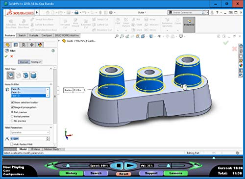 SOLIDWORKS 2018: Advanced Parts and Assemblies – Video Training Course