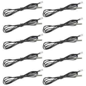 xingyheng 10pcs ntc 10k thermistor sensors digital temperature probe for air conditioner (100cm)