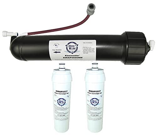 KleenWater KWAP5527 Replacement Multi-Pack Compatible with Aqua-Pure AP5500RM - Includes Water Filter Membrane, Housing and Two Cartridges Compatible with AP-RO5500