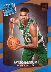 2017-18 panini donruss basketball #198 jayson tatum rookie card