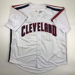 Autographed/Signed Corbin Bernsen Roger Dorn Major League Cleveland White Baseball Jersey JSA COA