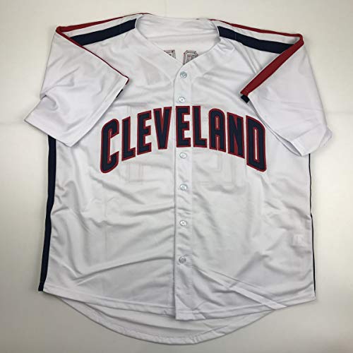 Autographed/Signed Corbin Bernsen Roger Dorn Major League Cleveland White Baseball Jersey JSA COA