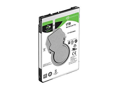 Seagate Barracuda Pro Performance Internal Hard Drive SATA HDD 1TB 7200RPM 6Gb/s 128MB Cache 2.5-Inch (ST1000LM049)