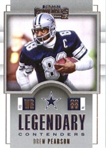 2017 panini contenders legendary contenders #9 drew pearson dallas cowboys football card