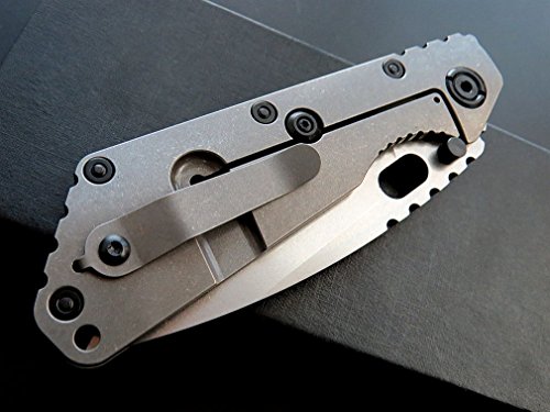 Eafengrow EF225 Pocket Knife Hunting Knives D2 Blade Titanium Handle with Clip EDC Tools Working Camping Knife(gray)