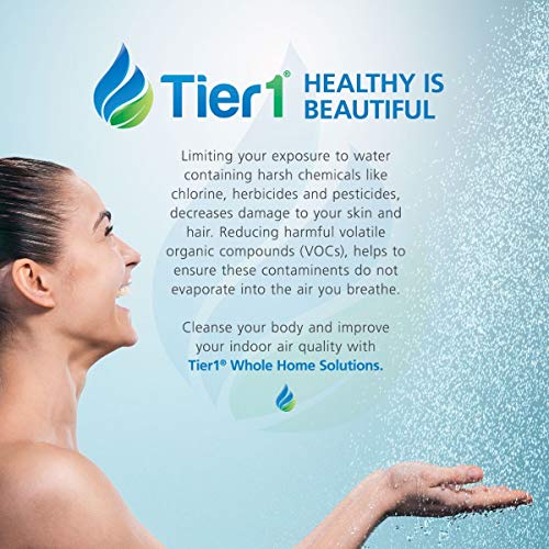 Tier1 Eco Series Whole House Water Filtration System for Chlorine Reduction (600,000 Gallon Capacity)