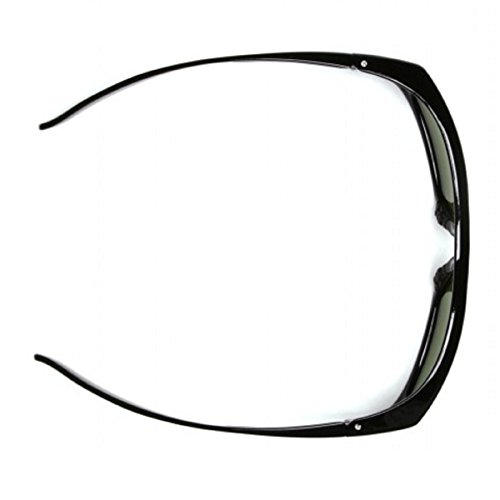 Pyramex Emerge Full Reader Safety Glasses SB7910D15 (3 Pair) (+1.5 Lens, Black Frame/Clear Lens)