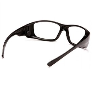 Pyramex Emerge Full Reader Safety Glasses SB7910D15 (3 Pair) (+1.5 Lens, Black Frame/Clear Lens)