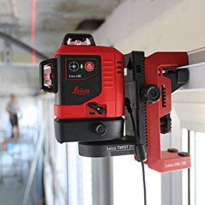 Leica Geosystems 866131 LINO UAL130 Line Laser Adjustable Wall Bracket with Quick Clamp