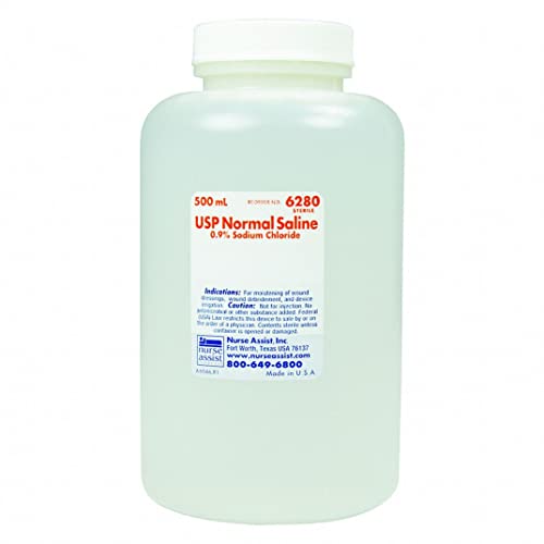 Sterile Saline for Wound & Irrigation | 500ml Bottle