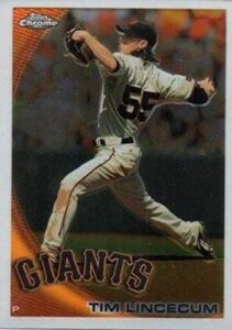 2010 topps chrome refractors #27 tim lincecum nm-mt giants