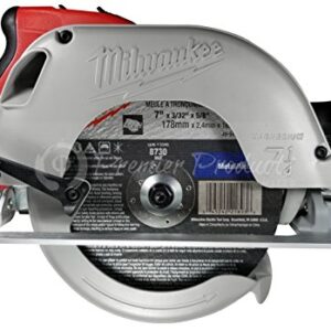 Milwaukee 5 Pack - 7 Inch Cut Off Blades For 7.25" Circular Saws - Aggressive Cutting For Metal & Stainless Steel - 7" x .09 x 7/8-Inch