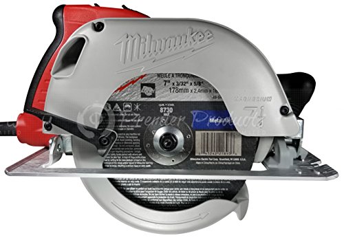 Milwaukee 5 Pack - 7 Inch Cut Off Blades For 7.25" Circular Saws - Aggressive Cutting For Metal & Stainless Steel - 7" x .09 x 7/8-Inch