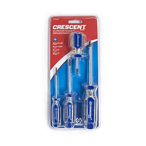 Crescent 4 Pc. Phillips Acetate Screwdriver Set - CP4PCSET