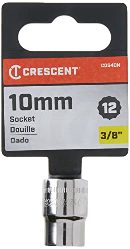 Crescent 3/8" Drive 12 Point Standard Metric Socket 10mm - CDS40N