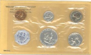 1961 us mint proof set pf1