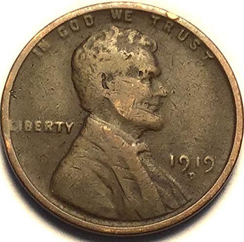 1919 D Lincoln Wheat Cent Penny Seller Good