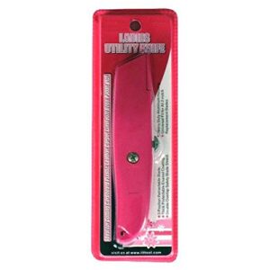 ladies utility knife box cutter retractable razor changing blades heavy duty pk