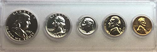 1957 Beautiful comes in hard plastic case Silver US Proof Set Proof