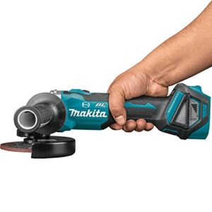 Makita XAG17ZU 18V LXT® Lithium-Ion Brushless Cordless 4-1/2” / 5" Cut-Off/Angle Grinder, with Electric Brake and AWS®, Tool Only