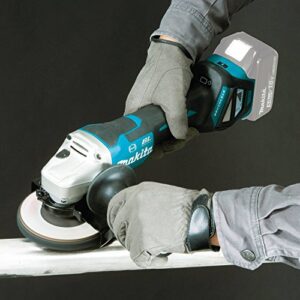 Makita XAG21ZU 18V LXT Lithium-Ion Brushless 4-1/2”/ 5" Paddle Switch Cut-Off/Angle Grinder, Electric Brake & Aws, Tool Only