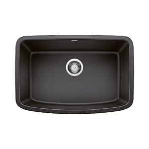 valea 27 in. single bowl kitchen sink, anthracite