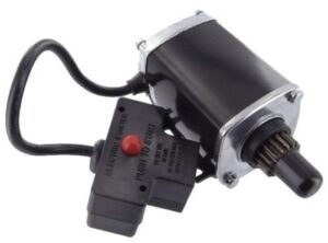 lumix gc electric starter motor for troy-bilt storm 24" 7524 snow thrower blowers