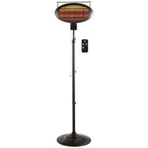 optimus php-1500dir php-1500dir garage outdoor floor standing infrared patio heater