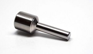 barrel threading stainless steel die starter (5/8-24 rh, 9mm)