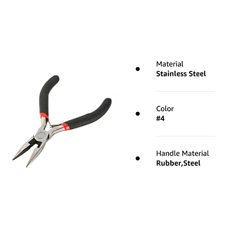 Mini Needle Nose Pliers Multifunction Precision Pliers Stripper Hand Jewellery Making Tool Beading Flat Wire Pliers