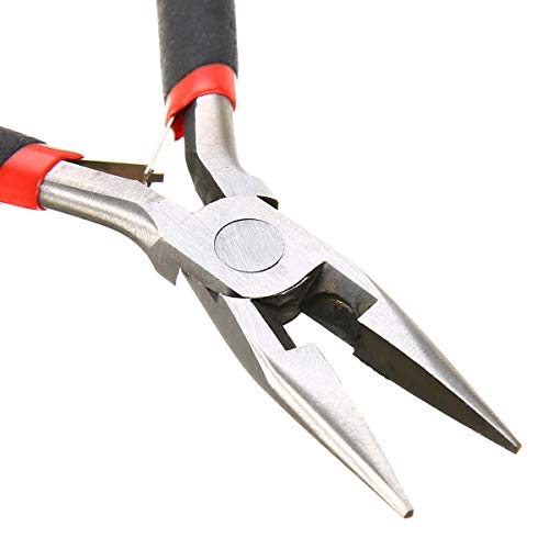 Mini Needle Nose Pliers Multifunction Precision Pliers Stripper Hand Jewellery Making Tool Beading Flat Wire Pliers