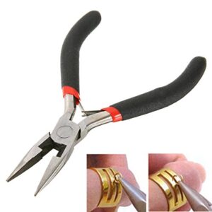 Mini Needle Nose Pliers Multifunction Precision Pliers Stripper Hand Jewellery Making Tool Beading Flat Wire Pliers