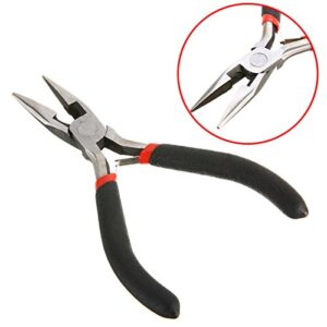 Mini Needle Nose Pliers Multifunction Precision Pliers Stripper Hand Jewellery Making Tool Beading Flat Wire Pliers