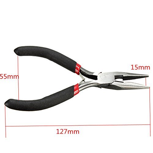 Mini Needle Nose Pliers Multifunction Precision Pliers Stripper Hand Jewellery Making Tool Beading Flat Wire Pliers