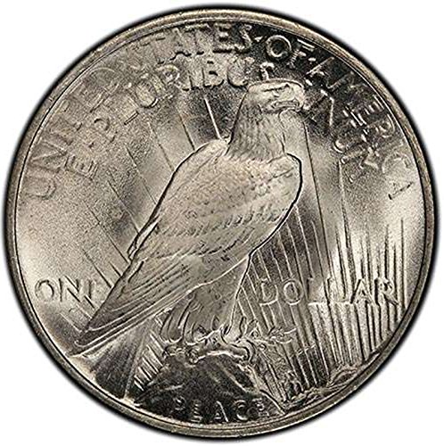 1922 - 1925 Peace Silver Dollar (Random Year) $1 Brilliant Uncirculated