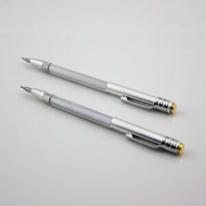 zuos tungsten carbide scriber 2 pack, etching engraving pen with clip and magnet for glass/ceramics/metal sheet (b-13)