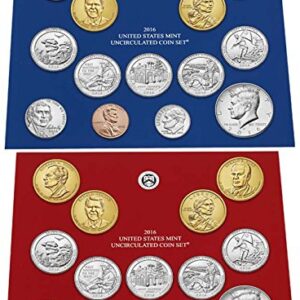 2016 P D US Mint Set 28 Coins in Original Packaging Brilliant Uncirculated