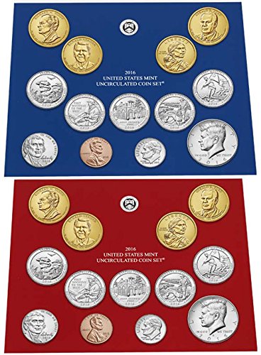 2016 P D US Mint Set 28 Coins in Original Packaging Brilliant Uncirculated