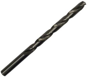 2 pcs, 1/8" x 8" hss bright extra long drill bit, straight shank, dwddl8x1/8, flute length: 6"; overall length: 8"