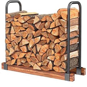 doeworks heavy duty firewood racks adjustable length log bracket rack holder