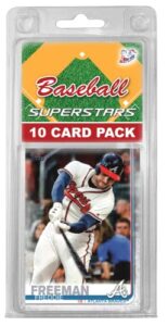 atlanta braves- (10) card pack mlb baseball different brave superstars starter kit! comes in souvenir case! great mix of modern & vintage players for the ultimate braves fan! by 3bros