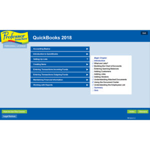 Professor Teaches QuickBooks 2018 [Download]