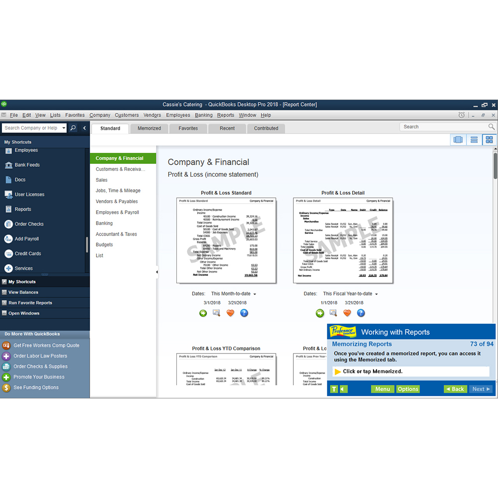 Professor Teaches QuickBooks 2018 [Download]