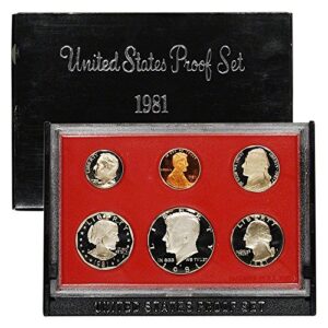 1981 s us proof set superb gem uncirculated